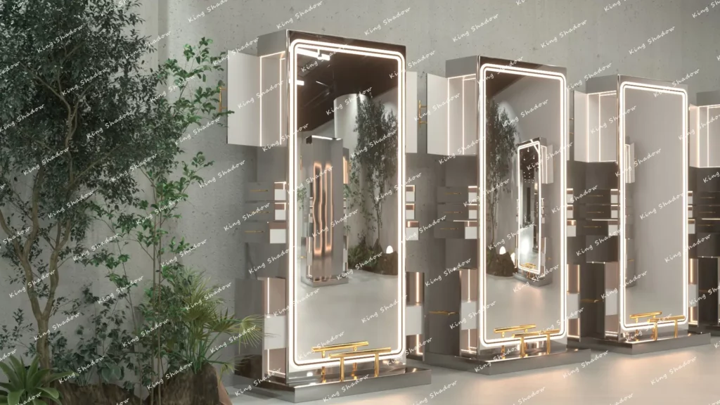 Mirror Station Custom Design Manufacturing for Barber - Kingshadow